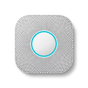 Google Nest Protect - Smoke Alarm - Smoke Detector and Carbon Monoxide Detector - Wired, White