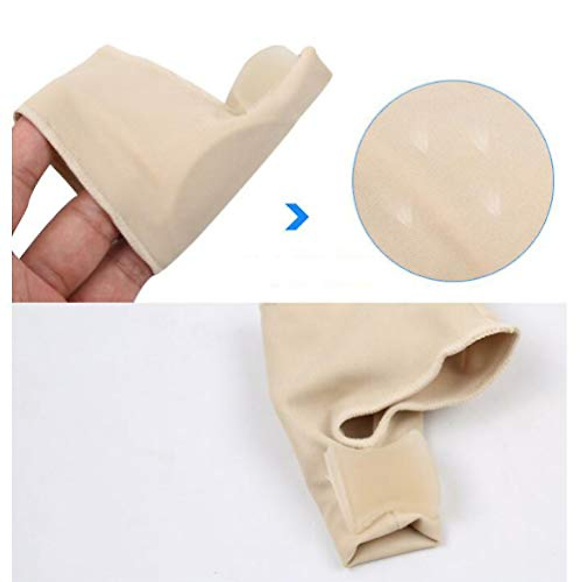 COHEALI Thumb Brace Thumb Brace Night Splint Bunion Corrector 1 Pair Socks Liner Thumb Bunion Protectors Gel Hallux Valgus Corrector Toe Pedicure Toe Separators Thumb Brace Night Splint Night Splint