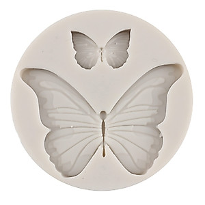 MYPRACS Butterfly Silicone Molds Mini Butterfly Fondant Cake Mold For Cake Decoration Cupcake Topper Chocolate Gum Paste Candy Polymer Clay Set Of 4