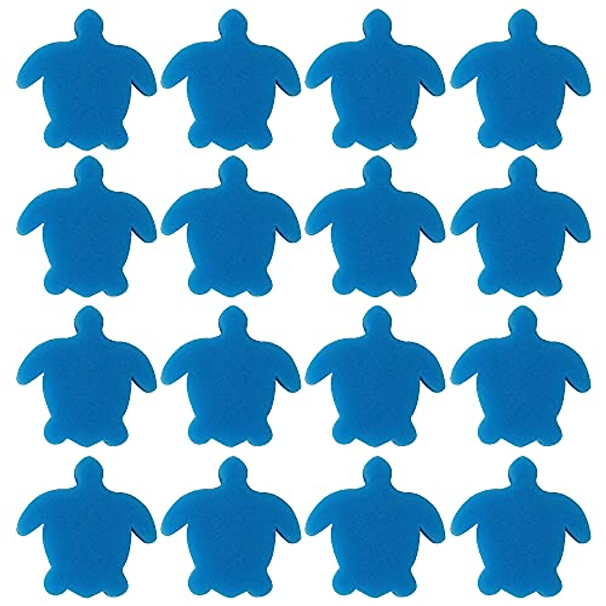 tchrules 16 Pcs Oil Absorbing Scum Sponge for Hot Tub Accessories, Swimming Pool and Spa Reusable, Absorb Oil Slime Grime and Scum (Blue Turtle)
