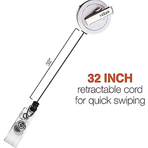 Certified Nursing Assistant CNA Nursing Doctor Medical Badge Reel,Retractable Name Card Badge Holder with Alligator Clip,RN Nurse Badge ID,Office Employee Name Badge (30)
