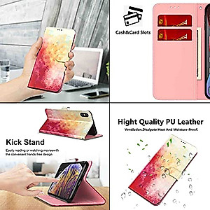 SHOYAO Phone Cover Wallet Folio Case for Oppo REALME 7 PRO, Premium PU Leather Slim Fit Cover for REALME 7 PRO, Horizontal Viewing Stand, Exact Match, Yellow