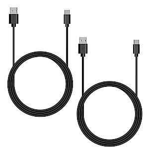 USB-C Charger Cable Compatible with Sony WF-1000XM5, WH-CH520L WH-CH720N CH520, LinkBuds S, WH-1000XM5 WH-1000XM4 WH-XB910N CH510 WF-C500 SRS-XB23 XB33 / 2 Pack Type-C Headphones Charging Cord (4ft)