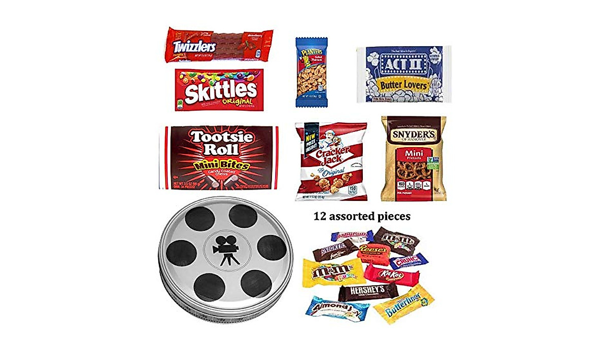Holly Wood Night Movie Gift Basket - Perfect Snacks for Film Lovers