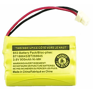 WirelessFinest 900mAH Battery Replacement Rechargeable for VTech Video Baby Monitor BT207695 VM312 VM3251 VM3252 VM3261 Digital Video Baby Infant Monitor Radio Repair Power Issue