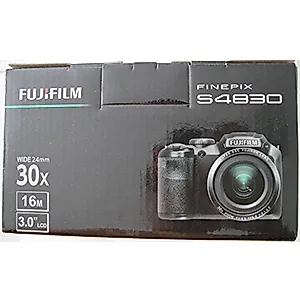 Fujifilm - FinePix S4830 16.0-Megapixel Digital Camera - Black (Bundle)