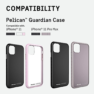 Pelican iPhone 11 Case, Guardian Series – Military Grade Drop Tested – TPU, Polycarbonate Protective Case for Apple iPhone 11 (Black)