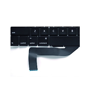 Padarsey New Replacement US Layout Backlit Keyboard Compatible for MacBook Pro 15" A1398 2013 2014 2015 Retina W/Screws(Please Confirm Your Your Keyboard Layout is US Layout!)