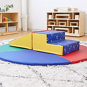 ECR4Kids SoftZone Junior Little Me Climb and Slide, Beginner Climber, Assorted, 2-Piece