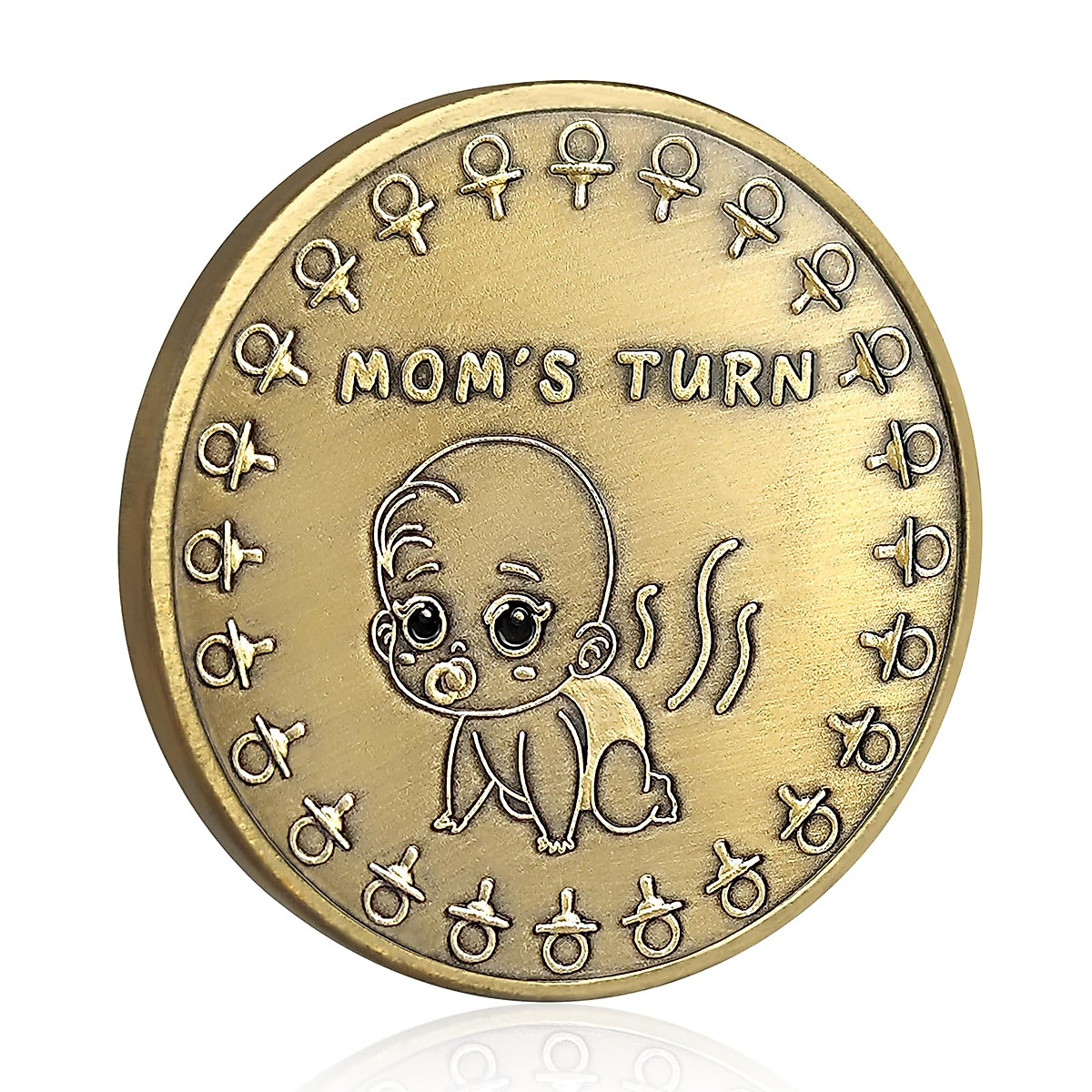 New Parent Decision Coin Funny Pregnancy Gifts for First Time Moms Dads Cute New Parents Gift for Couples Mommy Daddy Women Men Christmas Birthdays Gift