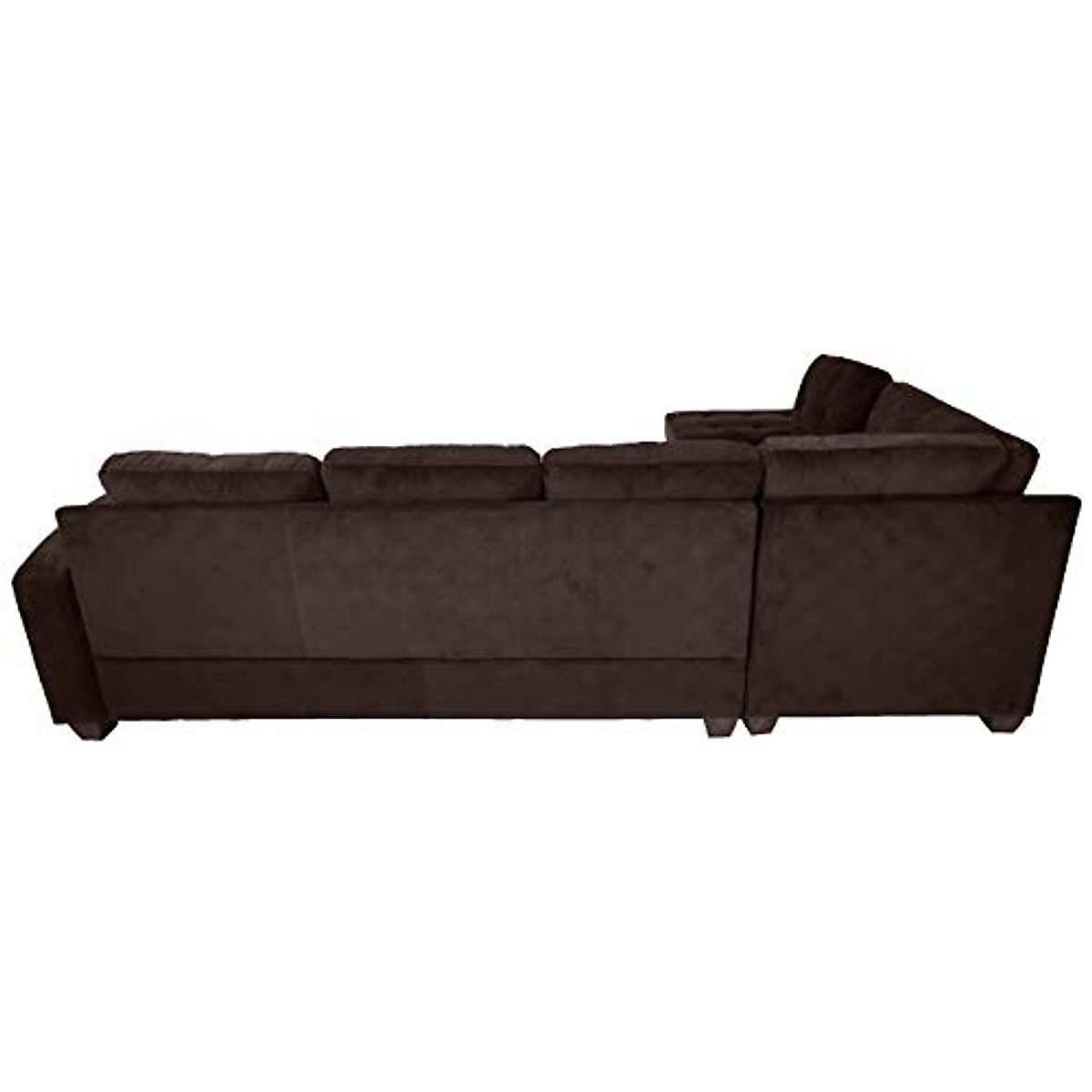Homelegance Emilio 2-Piece Reversible Sectional Sofa - Chocolate