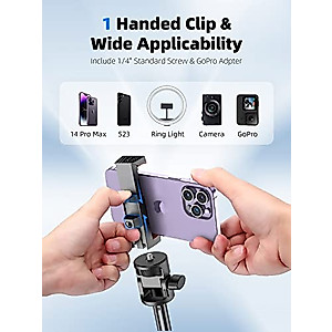 [Newest] 62" Selfie Stick Tripod with Remote - Kaiess Tripod for iPhone, High Strength Legs & Extendable Tube Tripod Stand, Fit for iPhone 14 Pro Max/14 Pro/13 Pro Max/Samsung S22/Camera/GoPro