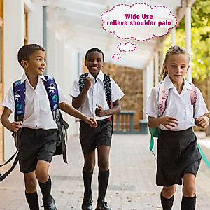 Drydiet 4 Pieces Kids Car Seat Belt Covers Car Seat Shoulder Pads Soft Car Seat Straps Covers Seatbelt Pillow for Baby Kids Seatbelt Cushion for Girls and Boys