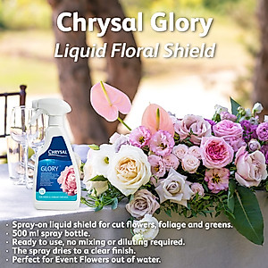 Chrysal Professional Glory Flower and Foliage Finish — Floral Supplies for Fresh Flowers — Spray for Fresh Cut Flower Arrangements — Cut Flower Preservative Spray — Ideal Florist Supplies