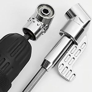 Corner Tool Screw Hub with Multi-function Bend Screwdriver Bit, Corner Tool Screw Hub with Multifunction Bend Screwdriver Bit (Set of 3 Value Pack (Short+Long+12 Screwdriver Bits))