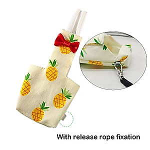 NUGAGORXW Bird Diaper Washable Parrot Nappies Bird Flight Suit Pant Pilot Clothing Bird Flight Suit Dress for Parakeet Parrot Mini Macaw Budgie Canary(Size:M)