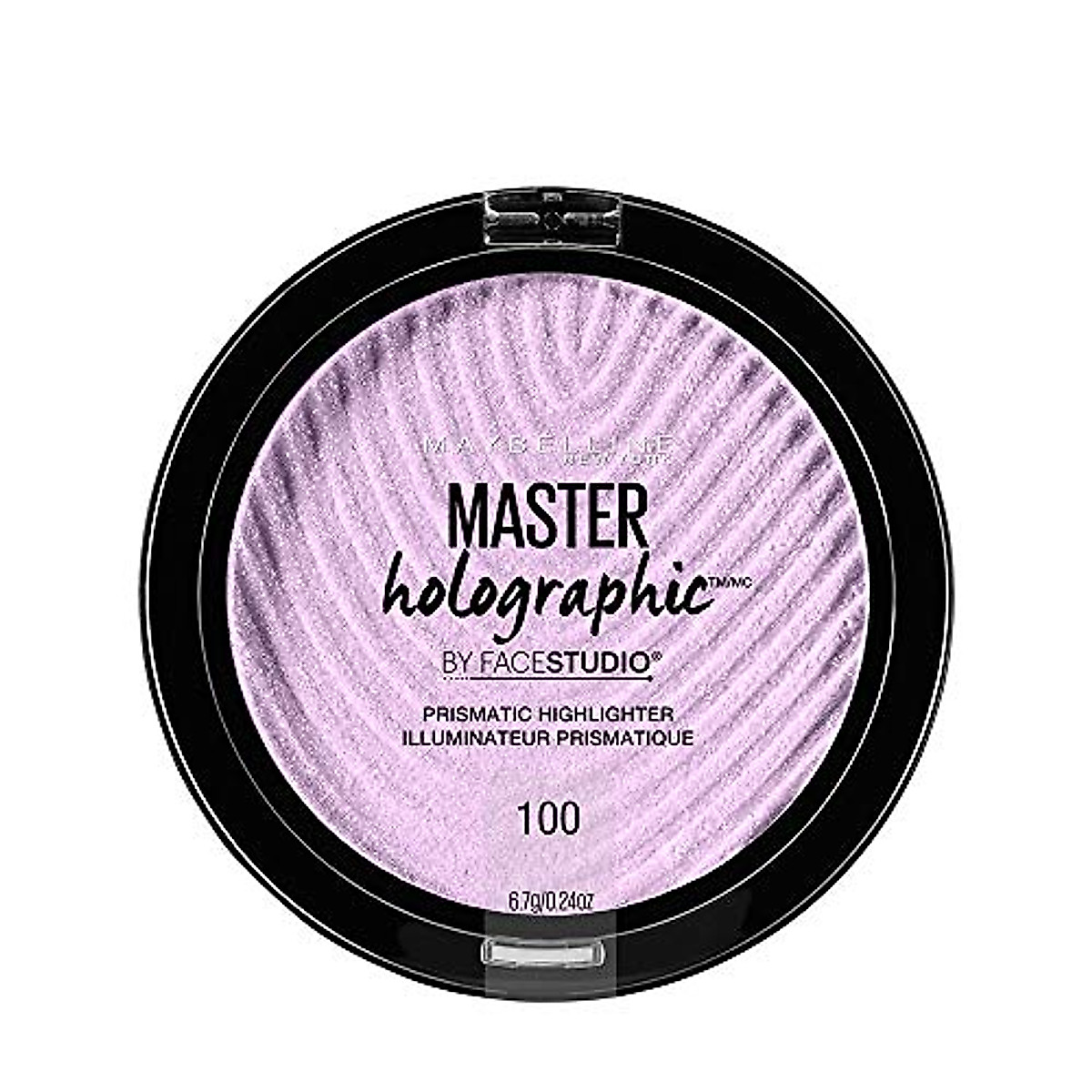 Maybelline New York Facestudio Master Holographic Prismatic Highlighter Makeup, Purple, 0.24 oz.