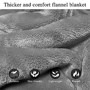 KPBLIS Wearable Blanket Hoodies Gifts for Women and Men, Oversized Wearable Hoody Blanket Sweatshirt, Cozy and Warm Wearable Fleece Blanket with Sleeves and Giant Pocket for Adults and Kids, Gray