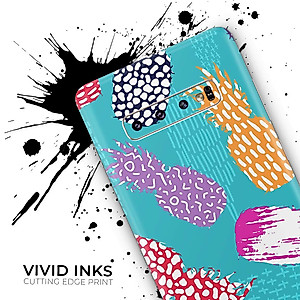 DesignSkinz Retro Summer Pineapple v1 Protective Vinyl Decal Wrap Skin Cover Compatible with The Samsung Galaxy S20 (Screen Trim & Back Glass Skin)