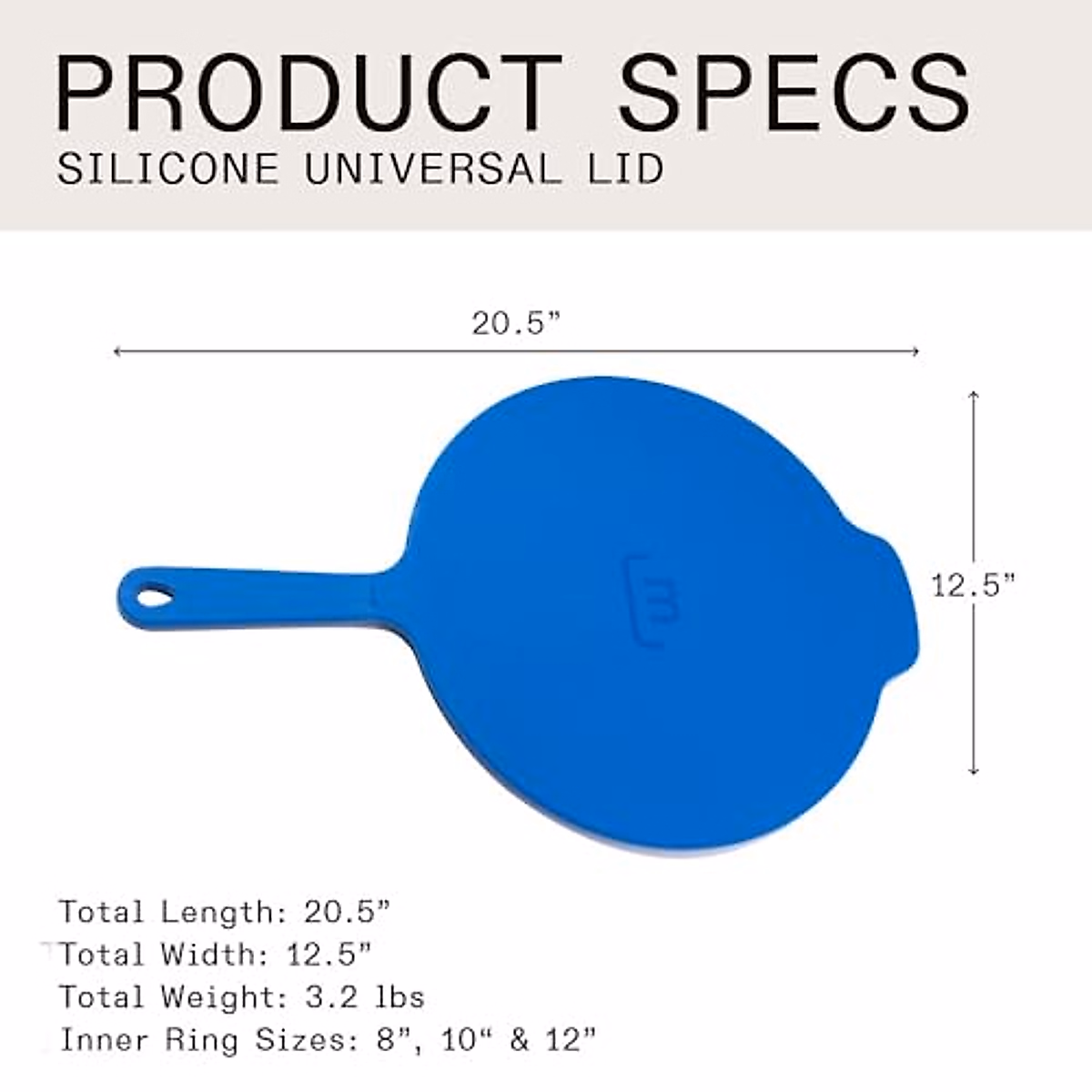 Made In Cookware - Frying Pan Silicone Universal Lid - 9 in 1 Design Fits Multiple Pans - Oven Safe 500F