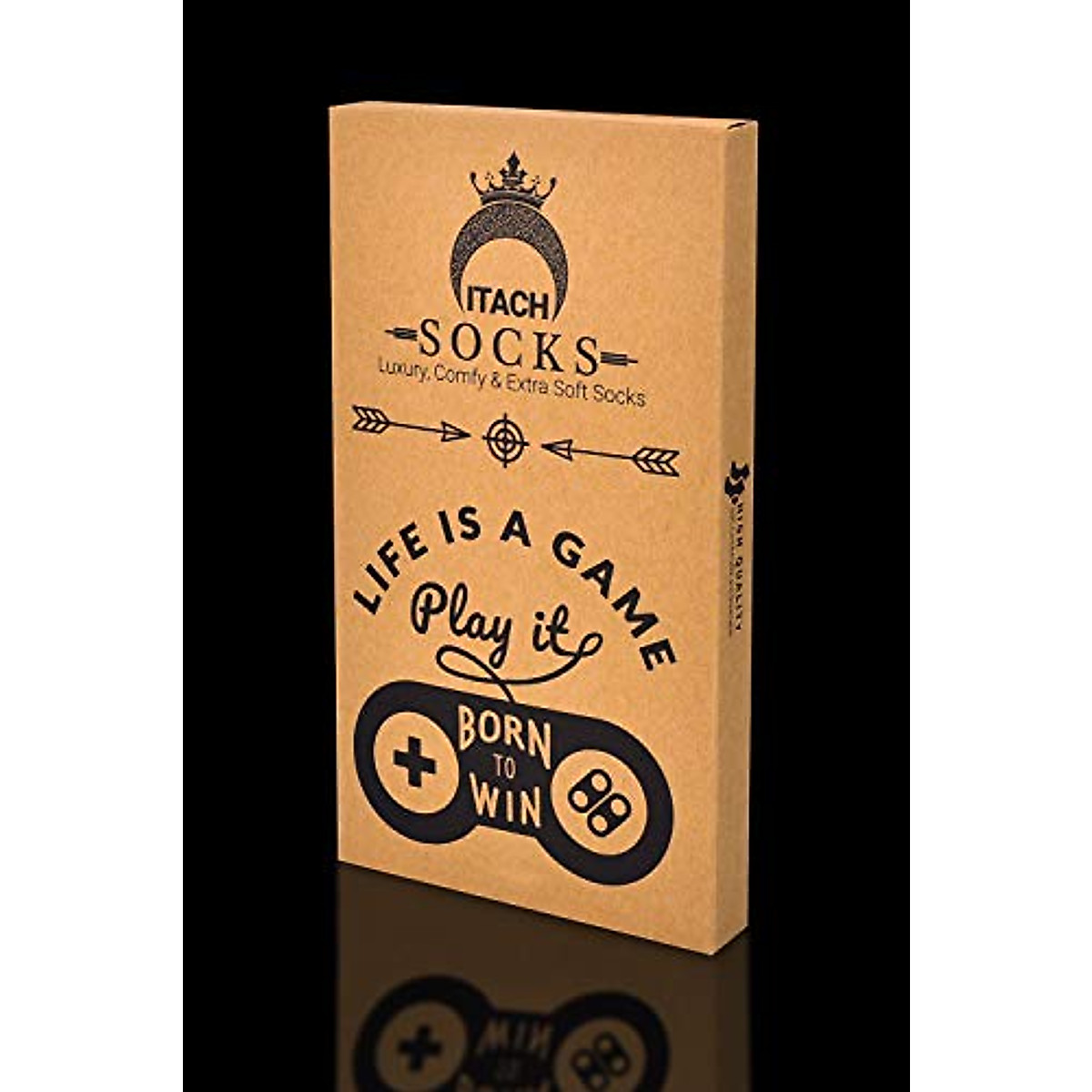 ITACH Do Not Disturb Im Gaming Socks for Men Teen Boys - Gamer Socks for Sons Husbands Dad | Stocking Stuffers for Teen Boys