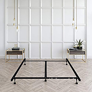 Classic Brands Hercules Universal Heavy-Duty Metal Bed Frame | Adjustable Width Fits Twin, Twin XL, Full, Queen, King, California King