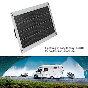 Natudeco 20W 18V Solar Panel Flexible Panel Charging Panel Foldable Portable Charging Device for Car Boat Mobile Phone Advertising Light Outdoor