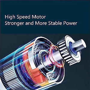 2023 Powerful Electric Razor for Men - Type C Fast Charging Mini Shave Portable Men's Electric Shaver for Smooth Shave, Pocket Size Storm Shaver Wet and Dry Mens Razor Easy One-Button Use (Blue)