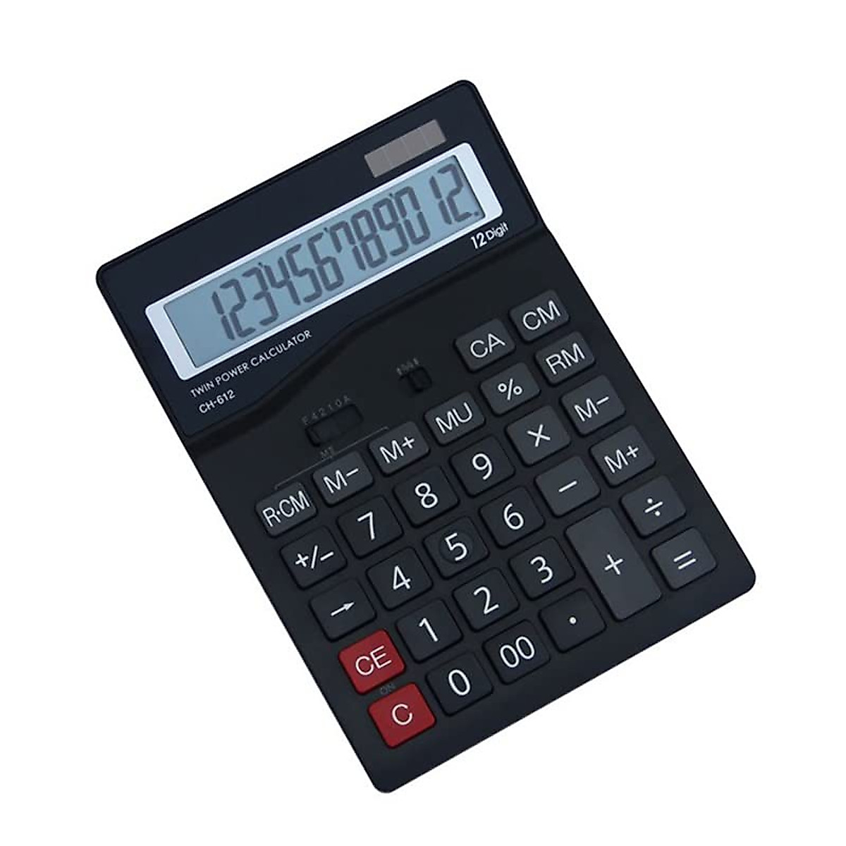 Desktop Calculator Calculator 12-Digit Display Large Display Office Financial Calculator (Color : A, Size : One Size)