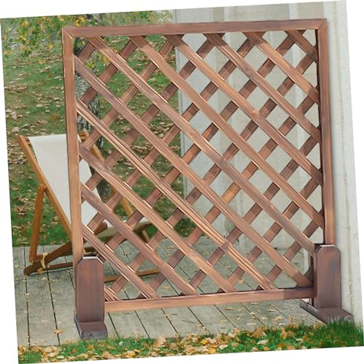 GRIRIW Solid Wood Screen Base Fences Screen Feet Household Divider Base Home Divider Stand Folding Room Divider Stand Room Partition Support Bases Useful Privacy Screen Holders Wooden