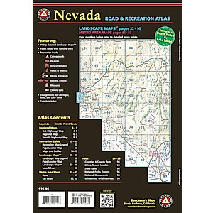 Nevada Road and Recreation Atlas - 8th Edition, 2021
