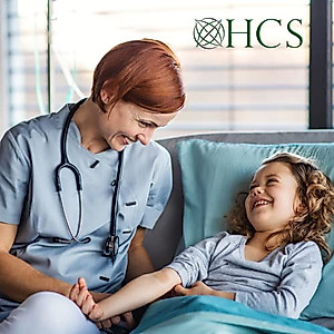 HCS Stethoscope - Classic Lightweight Design - 360° Dual Head Chest Piece - Economical, Student, Home Use, Nursing Student - Doctor, Vet Tech and Nursing School Essentials, Black Stethoscope