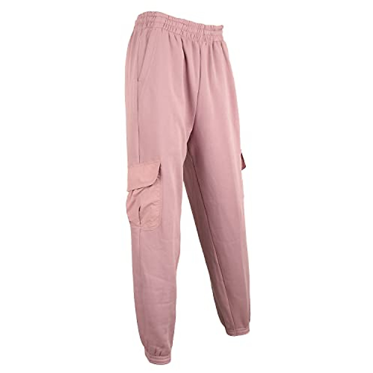 adidas Women's Utility Fleece Jogger Pants, Magic Mauve Large