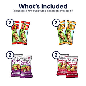 Ultimate Healthy Snacks Care Package (30 Count) - Bars & Nuts Variety Gift Basket