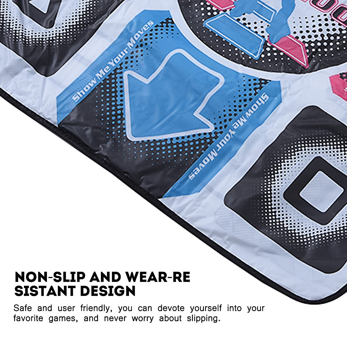 Non-Slip TV Dance Mat DDR Dancing Pad Blanket for Microsoft Xbox 360 Game for Windows XP/ 7 / 10 OS with USB Interface