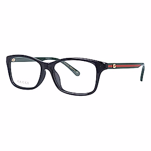 Gucci GG0720OA 006 Eyeglasses Women's Black/Green/Red Optical Frame 54mm
