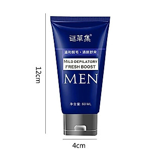 AFGQIANG Permanent Hair Removal Cream Depilatory Paste Beard Moustache Remover Cream