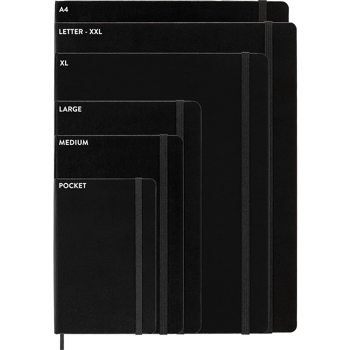 Moleskine Cahier Journal, Soft Cover, Pocket (3.5" x 5.5") Ruled/Lined, Black, 64 Pages (Set of 3)