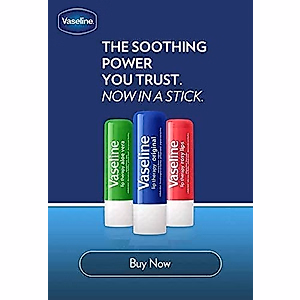 Vaseline Lip Therapy Stick with Petroleum Jelly Gift Set Includes Original, Rosy Lips and Aloe, 6 Count