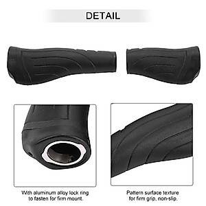 VGEBY Handlebar Grips Bike End Grips Rubber Folding Handle Sleeve Good for Outdoor Use(1*Long+1*Short) Grip Shift Grips Short Grip Shift Grips Grip Shift Grips Ebike Handlebar