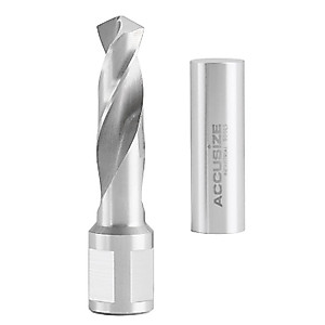 Accusize Industrial Tools 9/16 Inch Dia of Drill H.S.S. Fully Ground Drill with 3/4 Inch Weldon Shank, 2 Inch Cutting Depth, 0519-2916