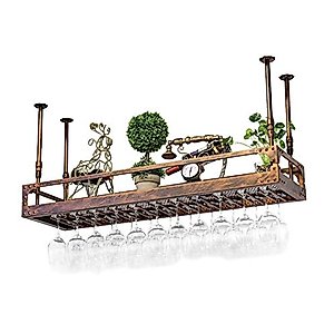 Creative Simplicity European Walls Metal Bottle Rack Storage Rack Iron and Bar Household Loft Ceiling Wall Glass Mounted Glass Glass Glass Glass Glass Stemware Rack Creative Simplicity Wine Bottle Ho