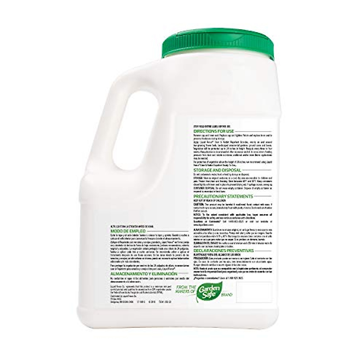 Liquid Fence Deer And Rabbit Repellent Granular 5 Pounds, Harmless To Plants And Animals(Pack of 4)