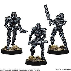Star Wars: Legion Imperial Dark Troopers Unit Expansion - Tabletop Miniatures Game, Strategy Game for Kids and Adults, Ages 14+, 2 Players, 3 Hour Playtime, Made by Atomic Mass Games