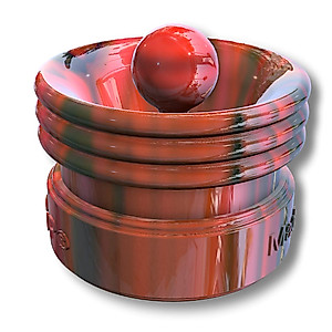 StudPoP Original Magnetic Stud Finder. Swirl. Finds Metal Fasteners Holding The Wall to The Studs. 1" diam Moving Magnet Gives an Audible Click and a Visual Movement When Fastener is Found.