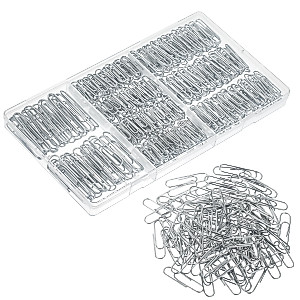 Mr. Pen- Paper Clips, 450 Pack, Silver, Paper Clips Assorted Sizes, Paperclips, Paper Clip, Large Paper Clips, Clips for Paperwork, Small Paper Clips, Big Paper Clips, Paper Clip Assortment, Clip