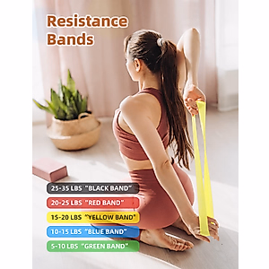 GHB Agility Ladder,Football Training Equipment Set,4 Agility Hurdles, 20 feet 12 Rungs Speed Ladder,12 Disc Cones,Resistance Parachute, Jump Rope, 5 Resistance Bands for Workout