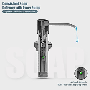 Casavilla Black Kitchen Faucet Soap Dispenser, Faucet for Kitchen Sink, Kitchen Sink Faucet with Deck Plate, Kitchen Faucet with Pull Down Sprayer and Dual Function Spray Head, RV Sink Faucet