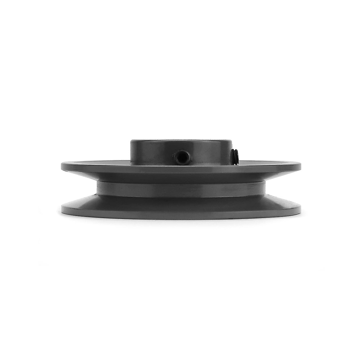 QWORK BK4534 V-Belt Pulley Single Groove, 4L/A or 5L/B V-Belt, 3/4" Bore, 4.25" OD A Belt or Cross Section Classical Cast Iron Fixed Bore 1 Groove V-Belt Sheave, for Many Existing Drive Design