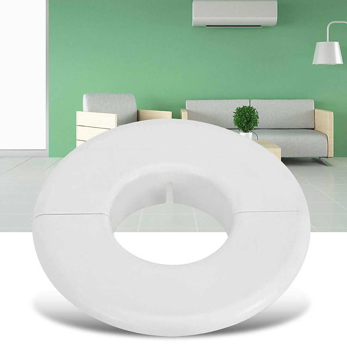 Fdit Air Conditioning Wall Hole Cover Decorative Air Conditioner Partition Covers Accessories